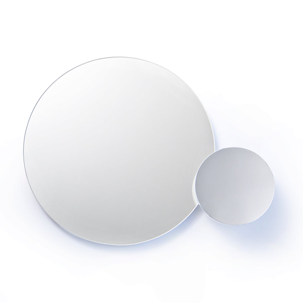 eclipse wall mirror - oak – Wireworks