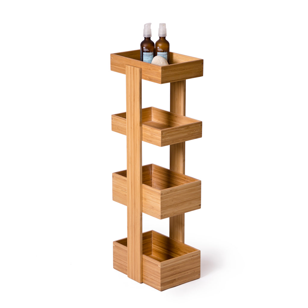 bathroom storage caddy arena | bamboo | wireworks london – Wireworks